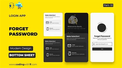 modern flutter login app with firebase and getx coding with t
