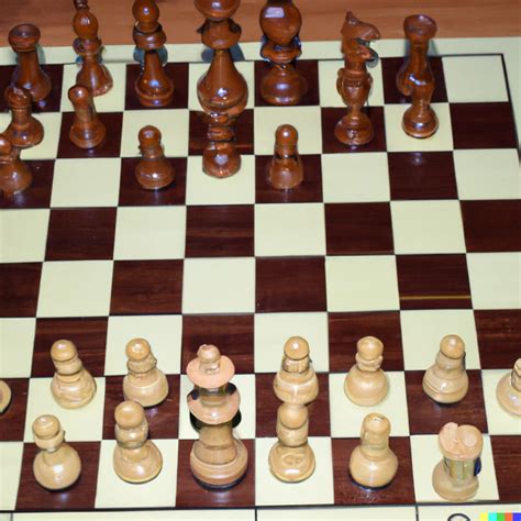 Yasser × Dall·e 2 The Starting Position Of Chess