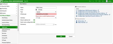 how to configure an ip address on your fortigate firewall