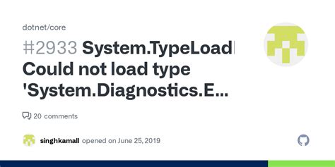 system typeloadexception could not load type system diagnostics