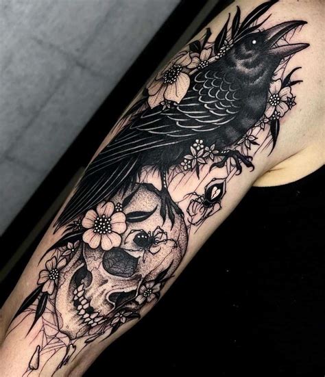 Share More Than 76 Gothic Crow Tattoos In Cdgdbentre