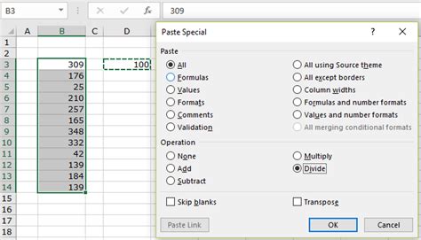 paste special with formulas excel quick help