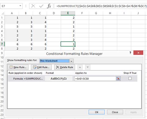 excel highlighting duplicate rows stack overflow