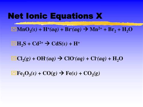 Ppt Net Ionic Equations Powerpoint Presentation Free Download Id