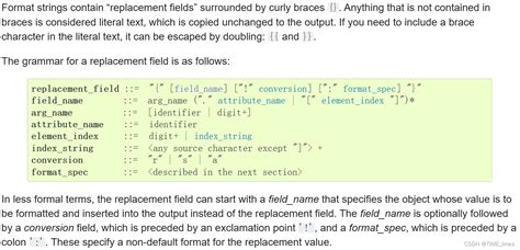 python笔记6 python官方文档之format 格式化详解 python format格式化 time lines的博客 csdn博客