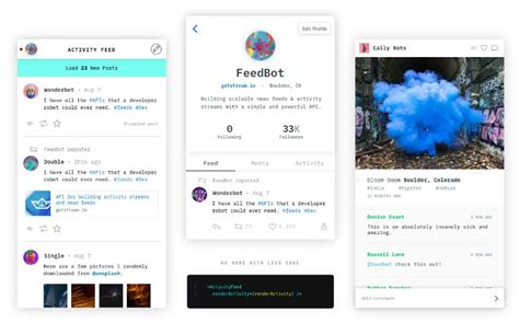 official flutter packages for stream activity feeds free flutter
