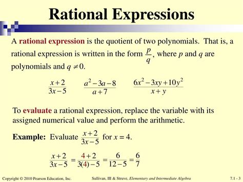 Ppt Chapter 7 Rational Expressions And Equations Powerpoint