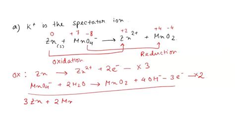 Solved Please Help The Following Redox Reaction Occurs In An