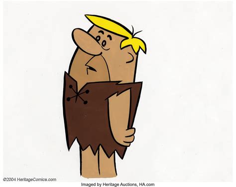 The Flintstones Barney Rubble Animation Cel Hanna Barbera 1980s B70284
