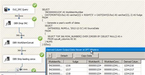 sql server ssis derived column stack overflow