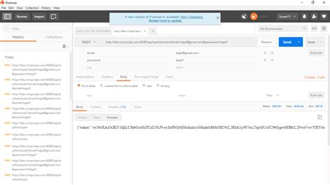 php how to send parameters in post request in for