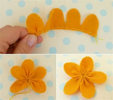 How To Make Felt Flowers 37 Diy Tutorials Guide Patterns