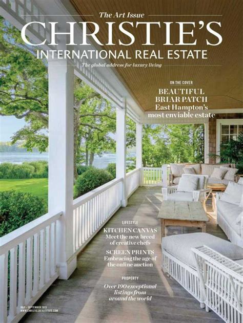 Christies International Real Estate Magazine Romolini Immobiliare
