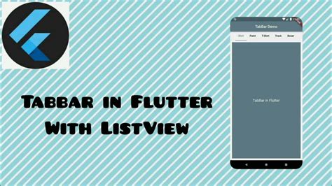 tabbar with tabcontroller flutter youtube