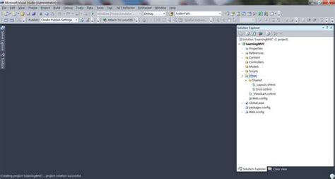 learning mvc part 2 creating mvc application and perform crud