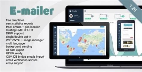download e mailer v1 26 newsletter and mailing system with analytics