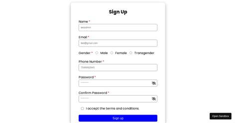 Form Validation Using Formik And Yup Codesandbox