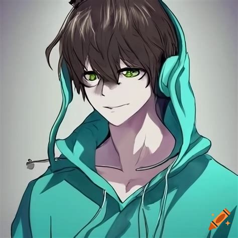 Man Wearing A Hoodie With A Cat On His Shoulder