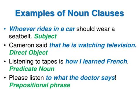 Example Of Noun Clause A Primer On Noun Phrases And Noun Modifiers