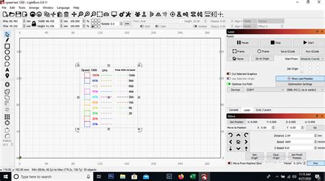 framing the wrong size lightburn software questions lightburn