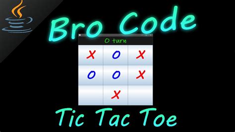 java tic tac toe game ⭕ youtube