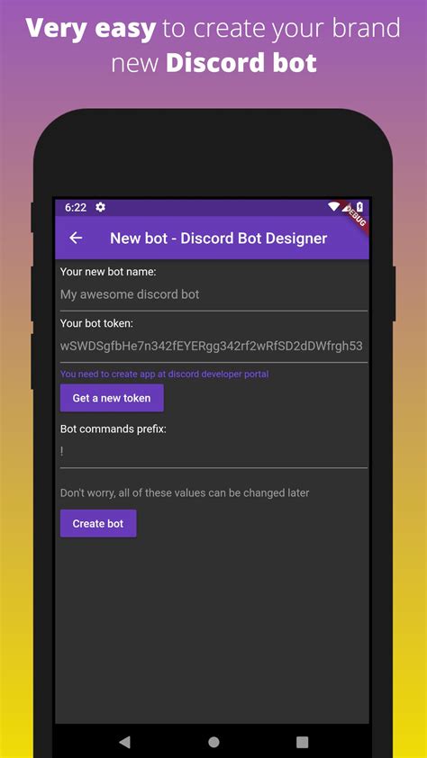 bot designer for discord for android apk download