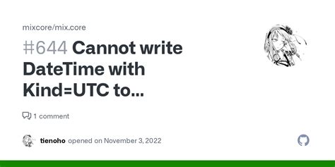 cannot write datetime with kind utc to postgresql type timestamp hot