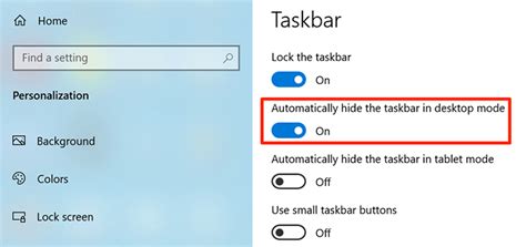 How To Hide The Taskbar In Windows 10 Laptrinhx