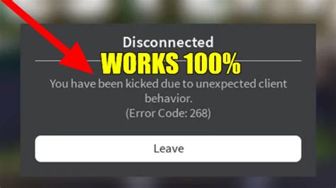 roblox error code 268 how to fix you have been kicked due to