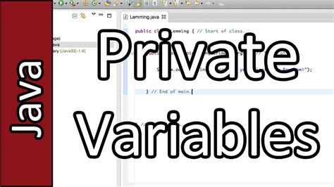 java programming tutorial 38 public and private youtube