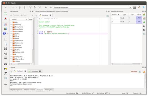 python download and install spyder in ubuntu