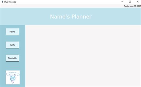 python sticking a label in top right corner of tkinter