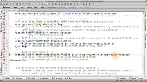 formatting strings developing android apps youtube