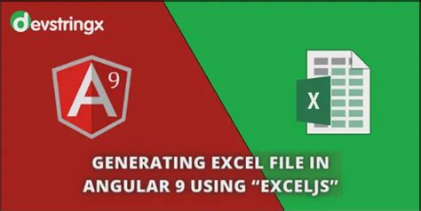 how to generate import and read excel file in angular 9 using exceljs