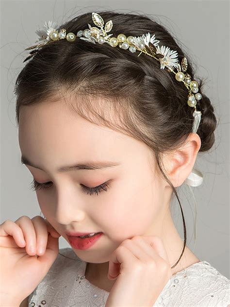 Stunning Alloy With Imitation Pearl Headbands Hebeos