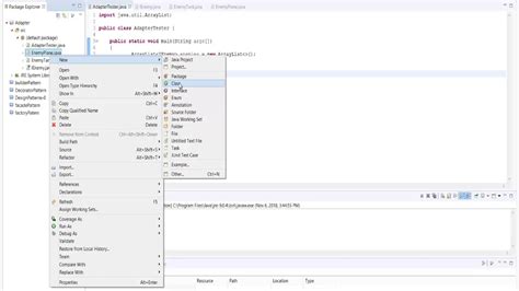 adapter pattern java implementation youtube