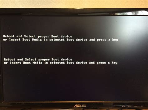 fix error “reboot and select proper boot device or insert boot media in