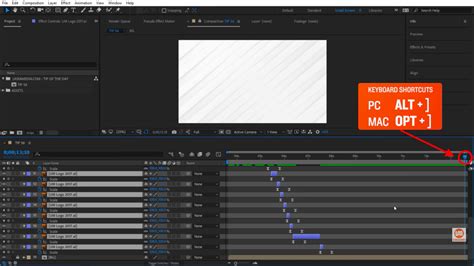 how to quickly offset layers in after effects ukramedia