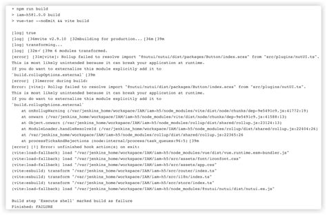 java [vite] rollup failed to resolve import enutui nutui