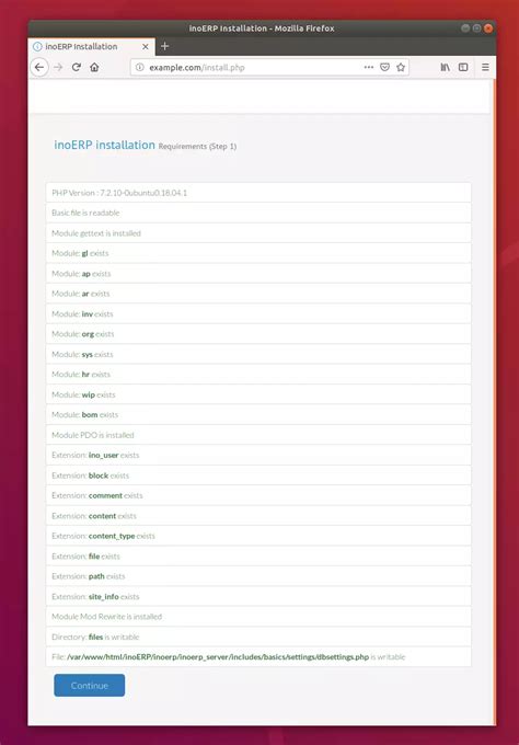 how to install inoerp with apache on ubuntu linux geek rewind
