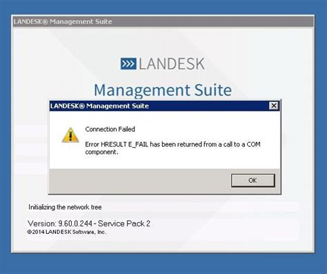 error hresult e fail has been returned from a call to a com component