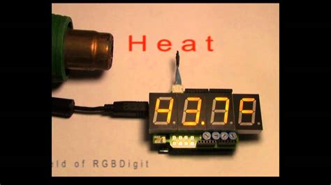 rgbdigit arduino uno temp versus color demo arduino