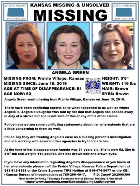 Angela Green Disappeared Angela Missing Posters Text For Her