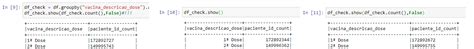 python pyspark dataframe returns different results each time i run
