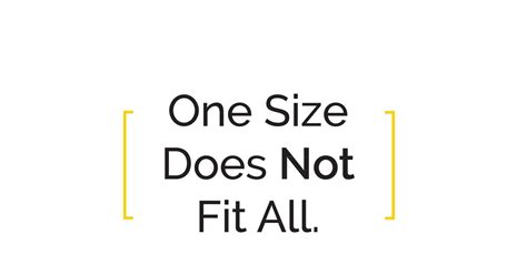 One Size Does Not Fit All Pdf Docdroid