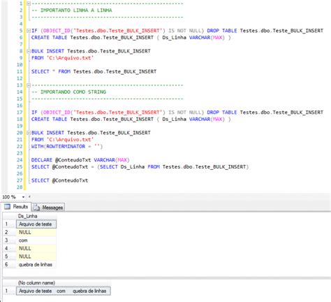 sql server how to import text files into database ole