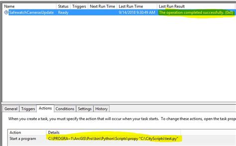 python script as sheduled task arcgis pro geonet the esri community