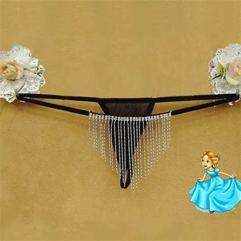 Extreme Hot Sexy G Strings And Thongs Womens Tassel Tanga T Back