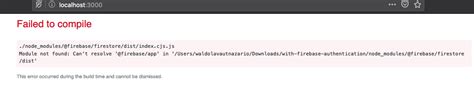 cannot find module firebase app react