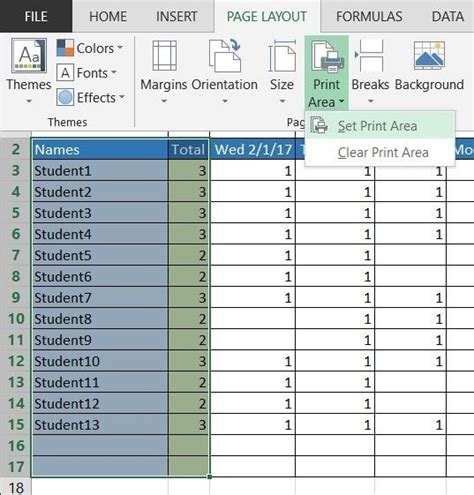 how to create a basic attendance sheet in excel microsoft office